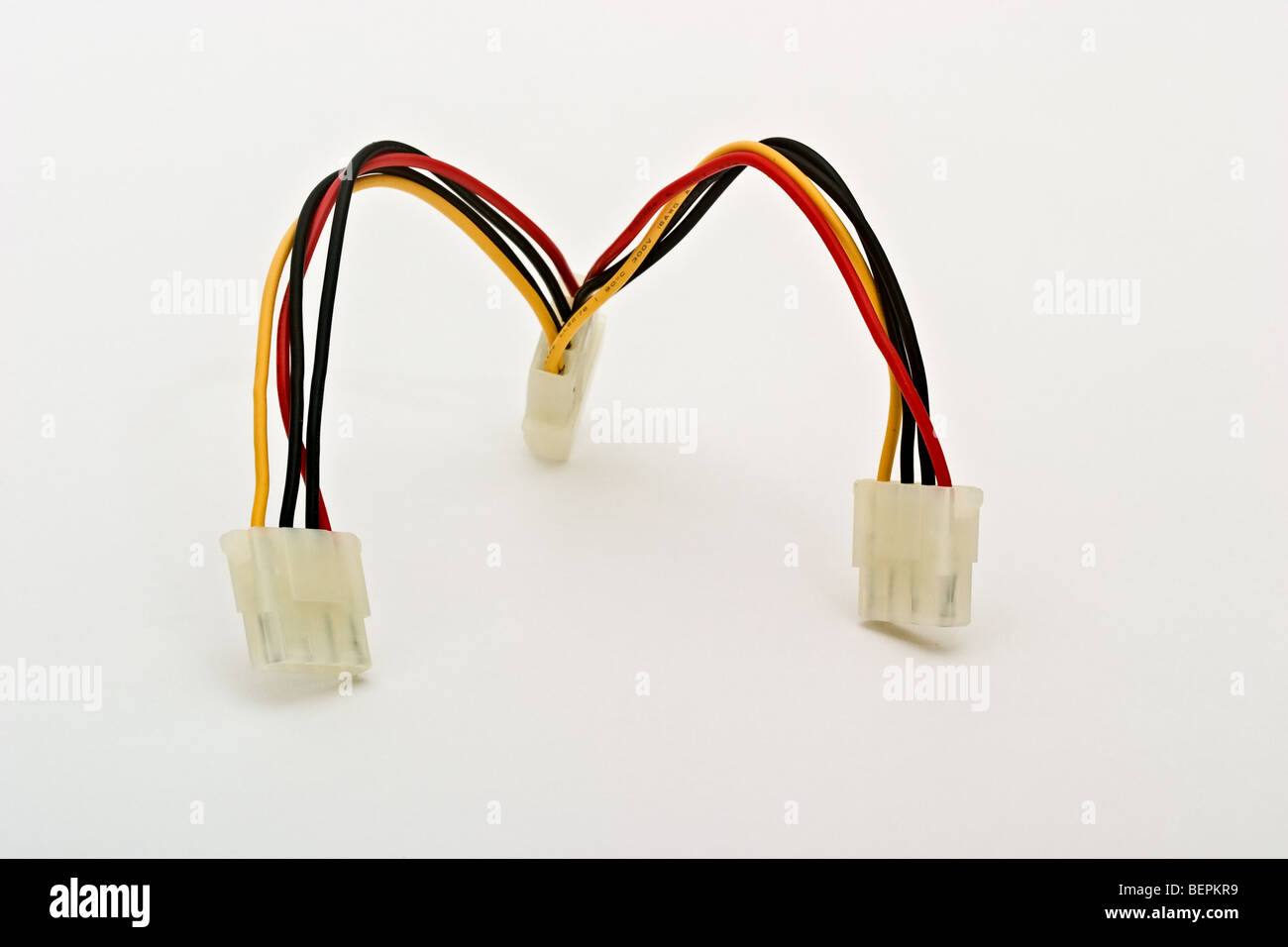 Wired computer connector posed like a spider Stock Photo - Alamy