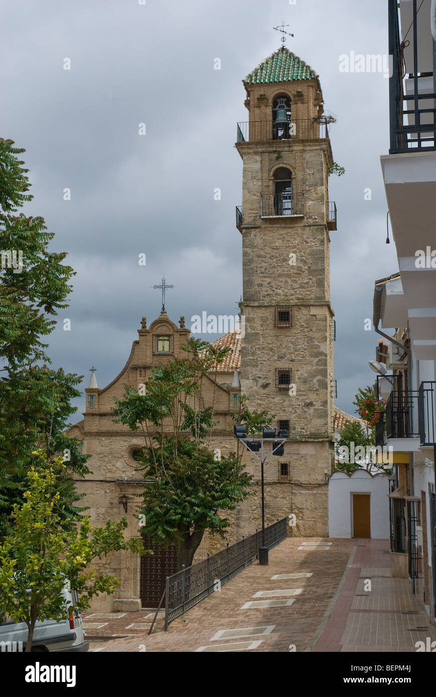 Catholic church and bell tower hi-res stock photography and images - Alamy