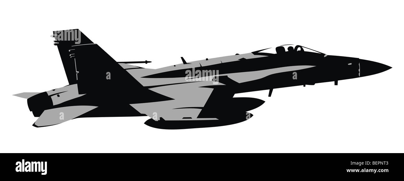 Fighter jet illustration hi-res stock photography and images - Alamy