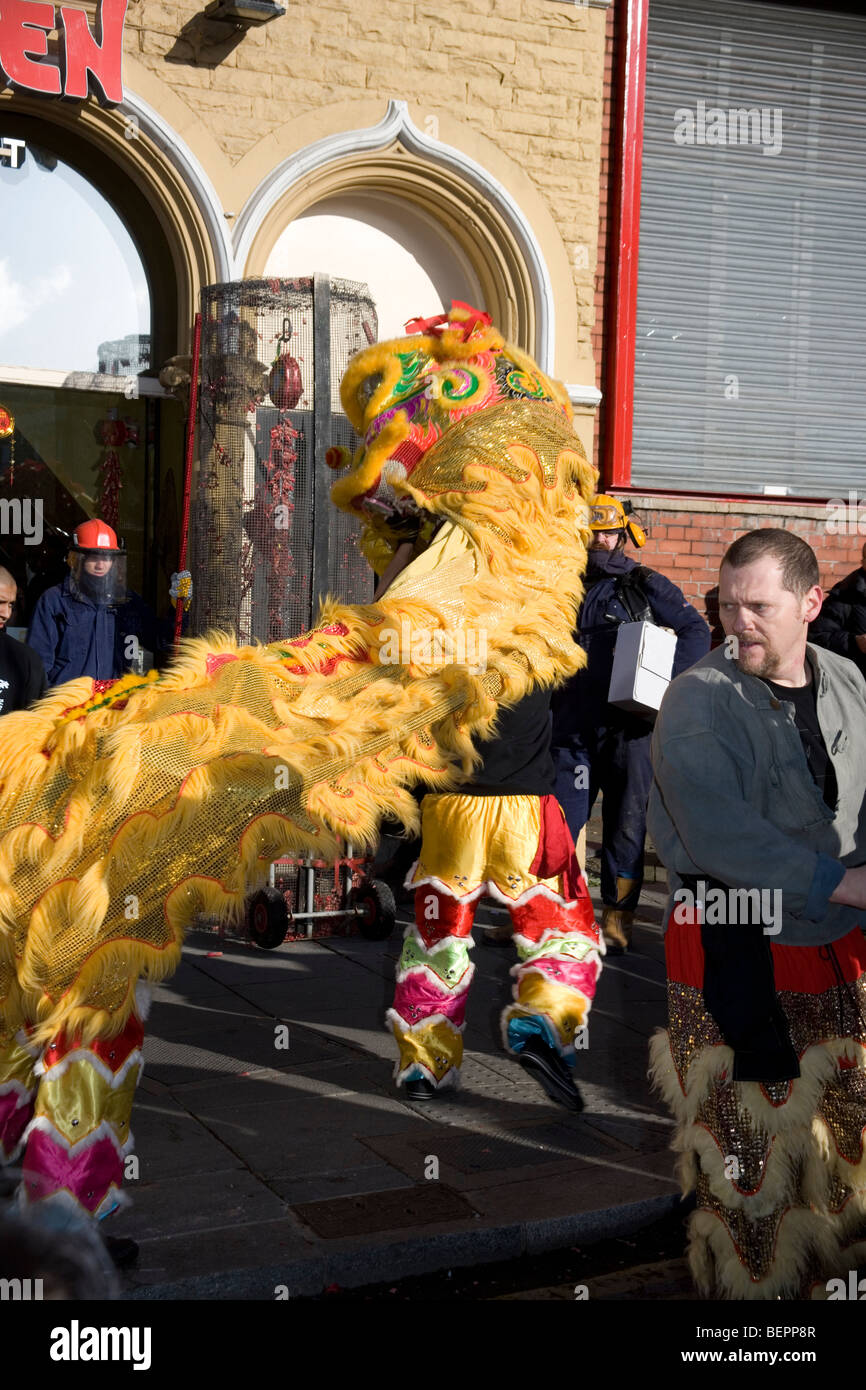 Chinese New Year celebrations in the Chinese quarter of Liverpool ...