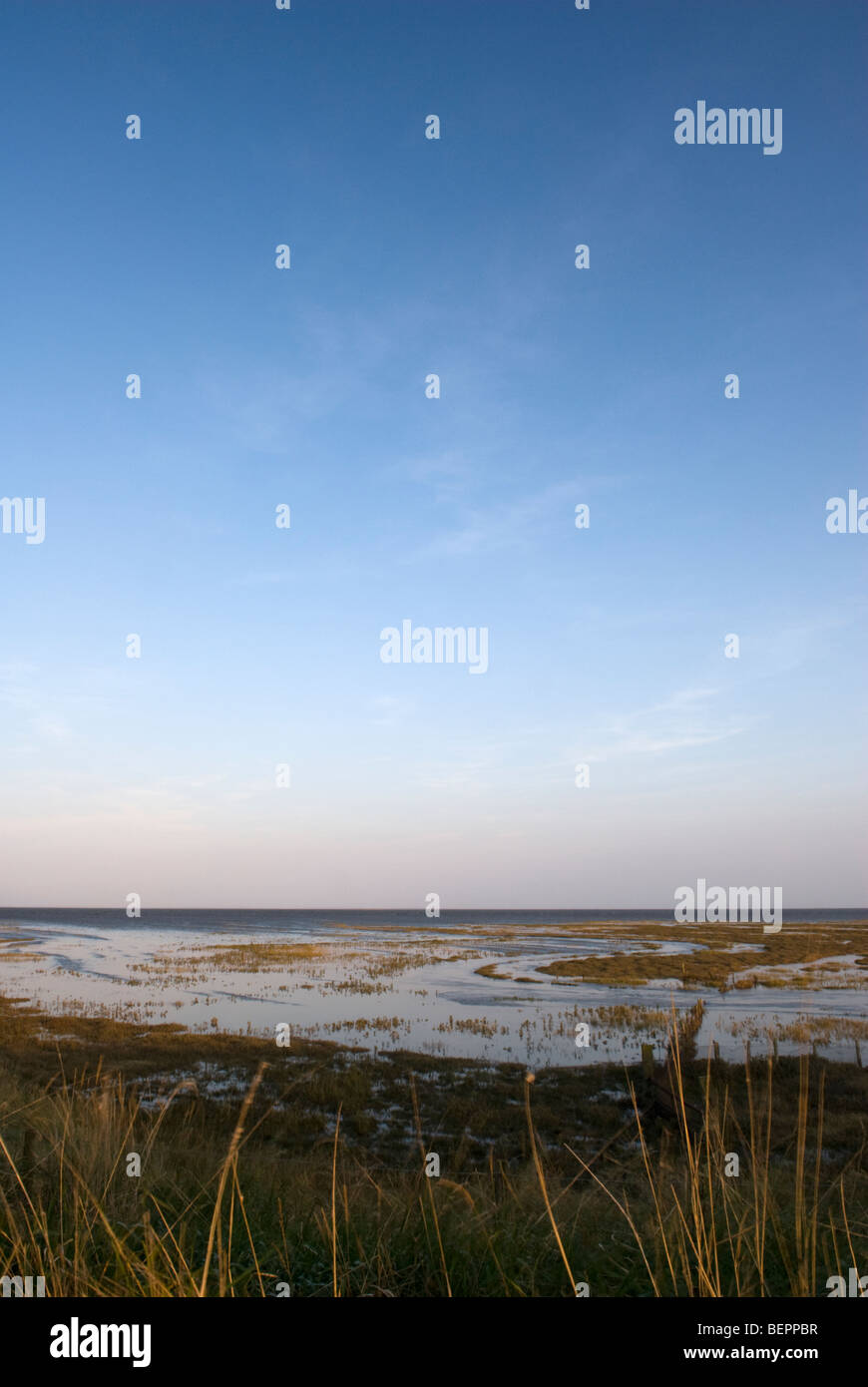 RSPB Freiston Shore nature reserve, The Wash, Lincolnshire, England ...