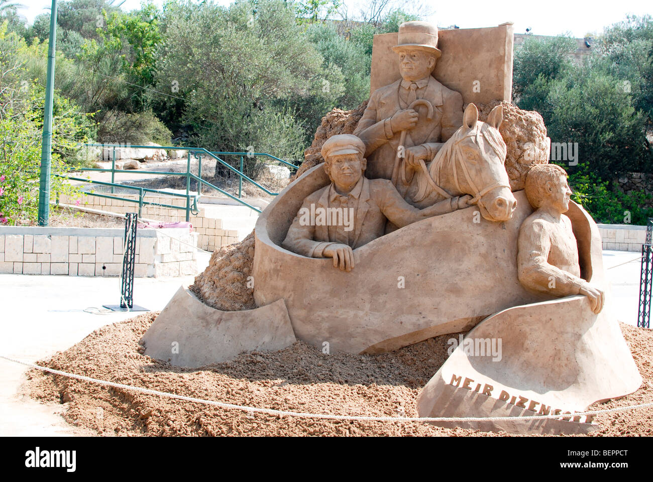 Tel Aviv, Centennial celebrations, sand sculptures of famous buildings ...