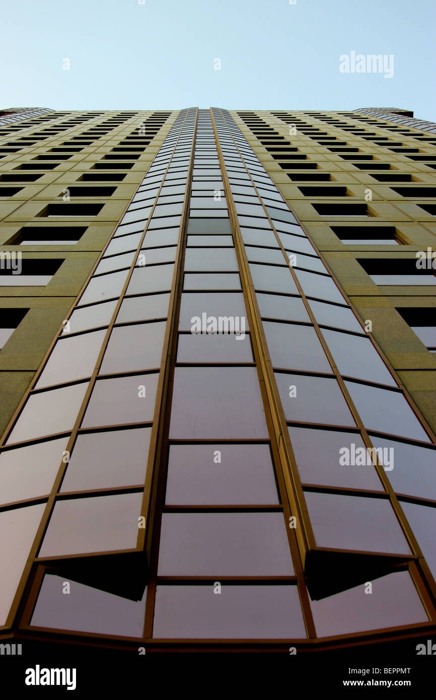 Looking up at building Stock Photo - Alamy