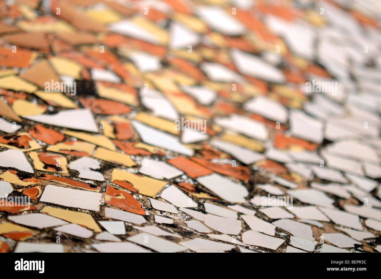 The colourful roof of the Casa Batllo,an architectural masterpiece from ...