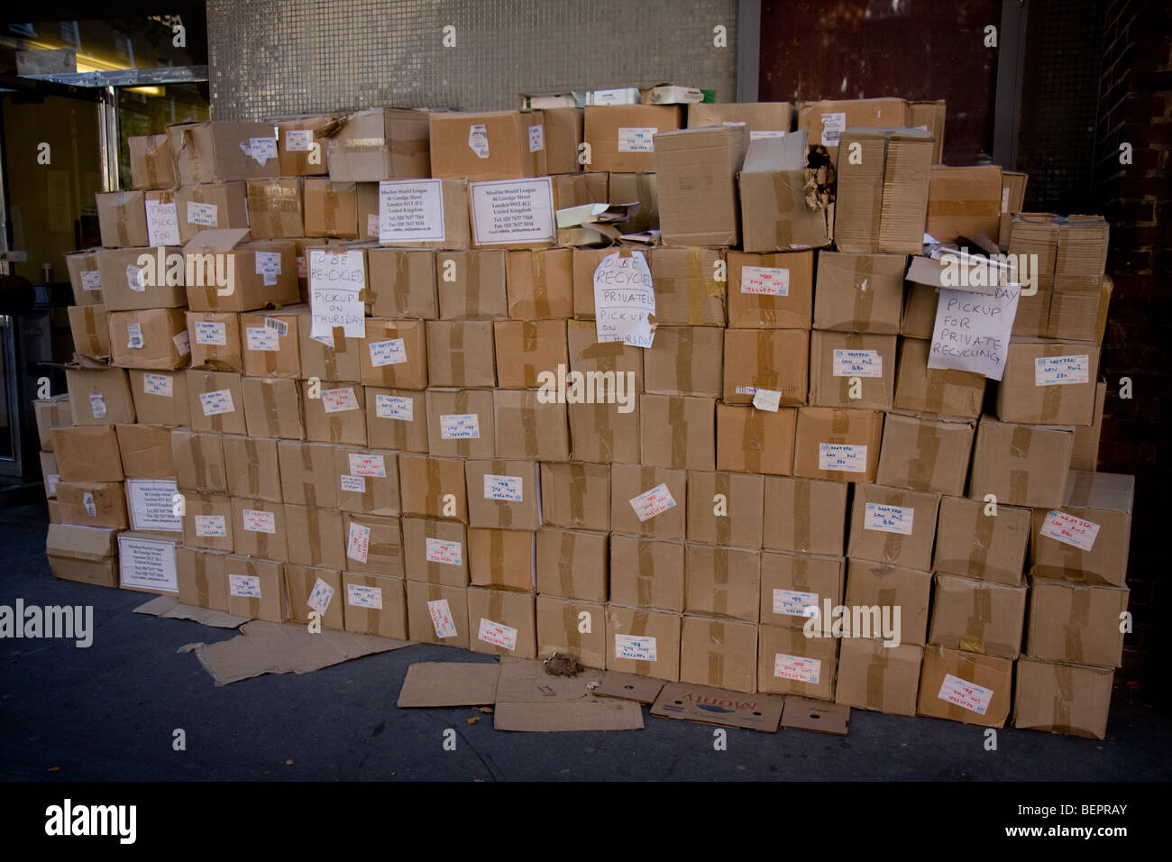 Piles rubbish recycling in hi-res stock photography and images - Alamy
