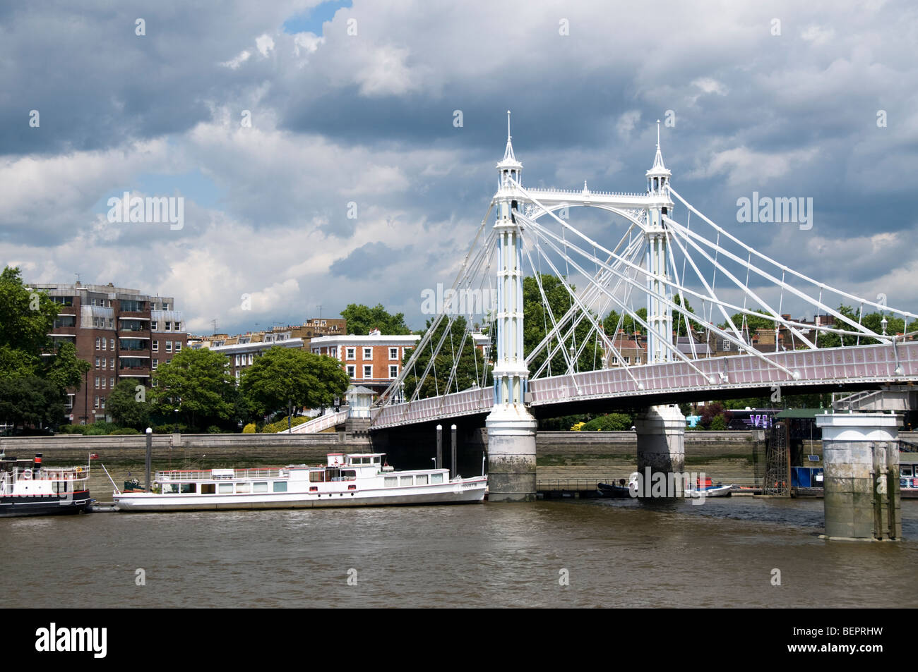 Albert Bridge, London, UK Stock Photo - Alamy
