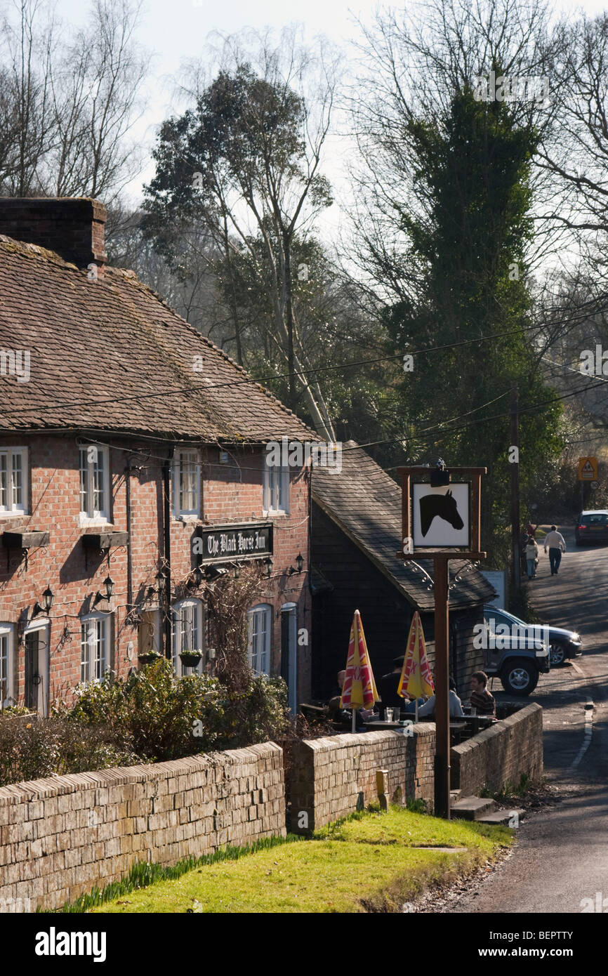 Black Horse inn, Nutley, West Sussex Stock Photo - Alamy