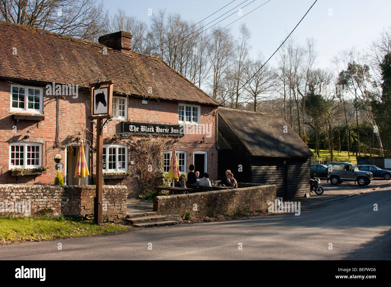 Black Horse inn, Nutley, West Sussex Stock Photo - Alamy