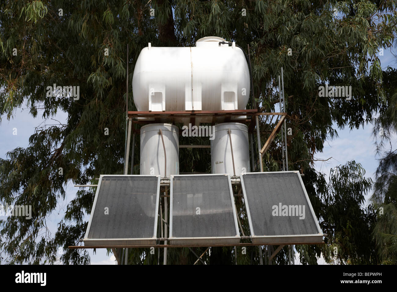 Solar water tank hi-res stock photography and images - Alamy