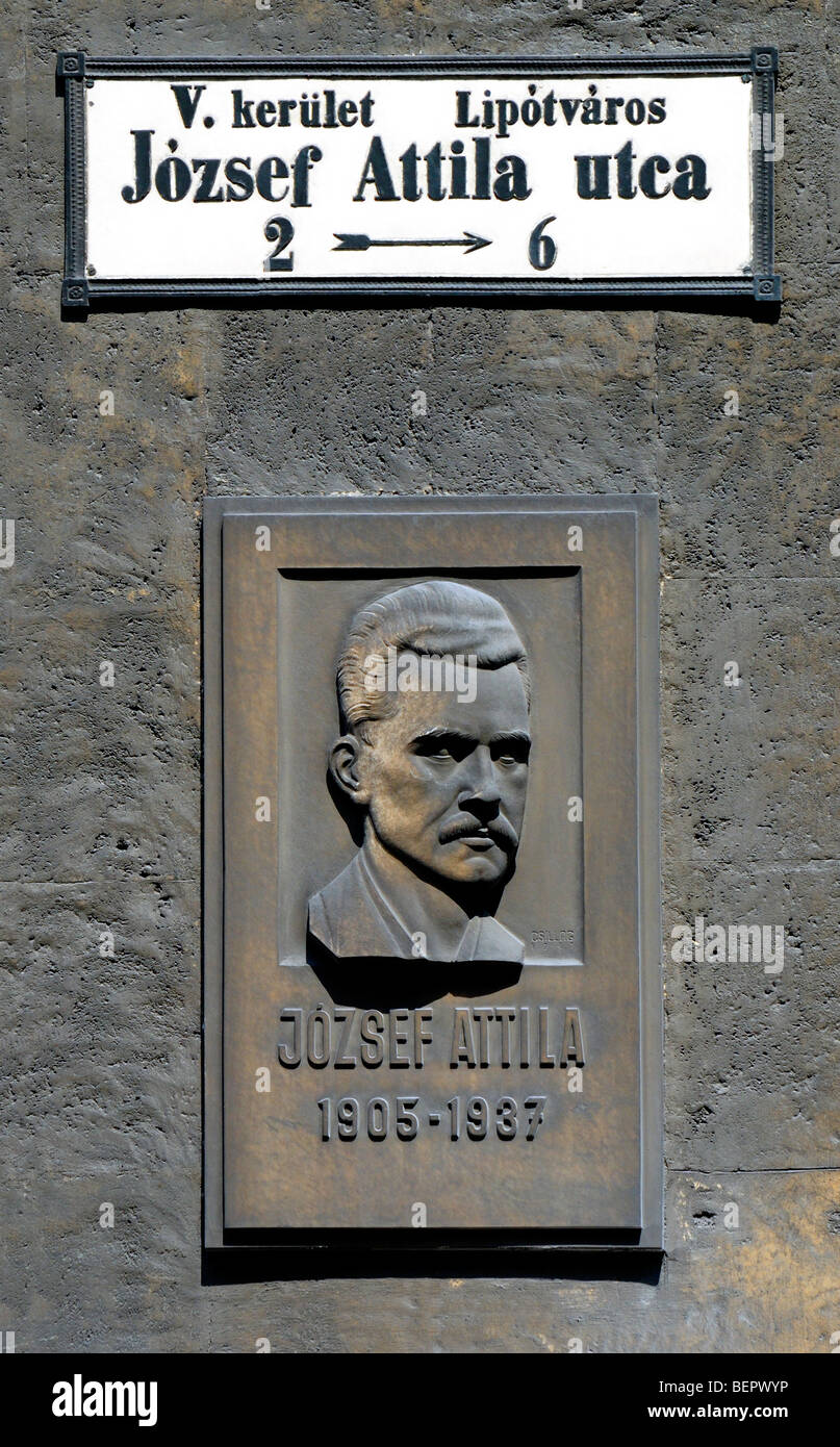 Attila jozsef hungarian poet hi-res stock photography and images - Alamy