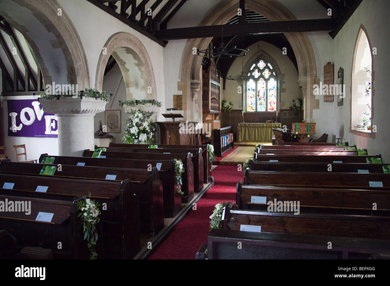 St Andrews church, Medstead, Alton, Hampshire, England Stock Photo - Alamy