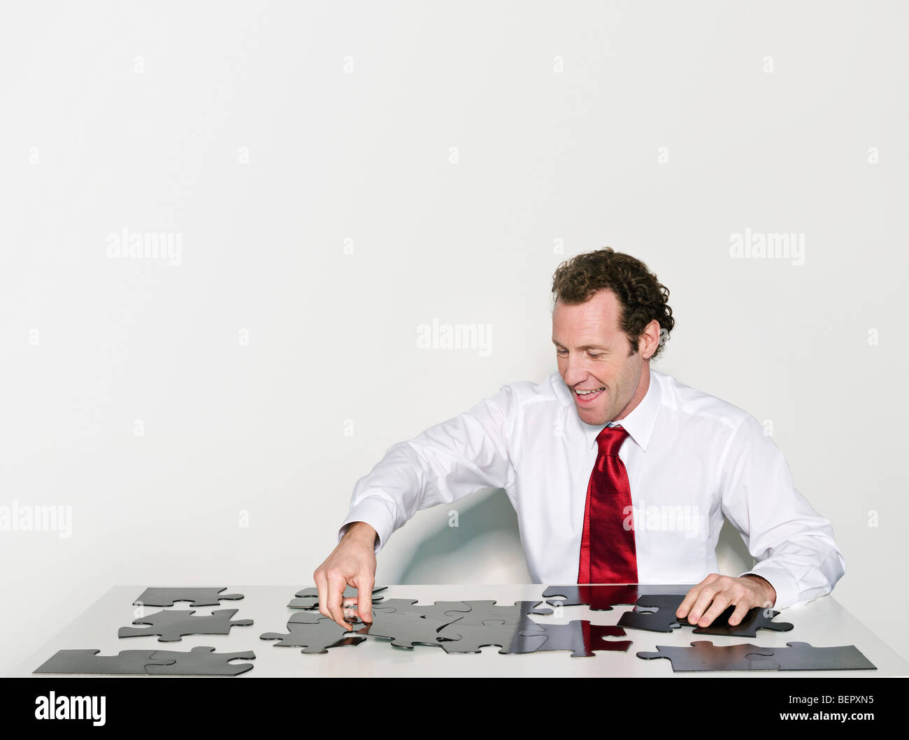 Jigsaw Man Puzzle High Resolution Stock Photography and Images - Alamy