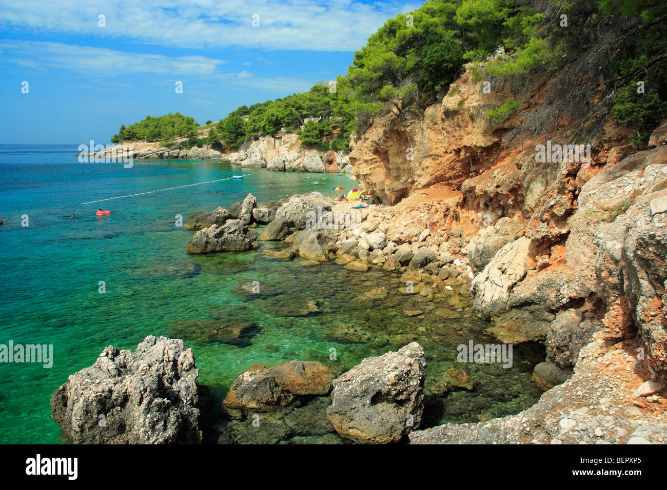 Beach in Jagodna village on Hvar Island, Croatia Stock Photo - Alamy