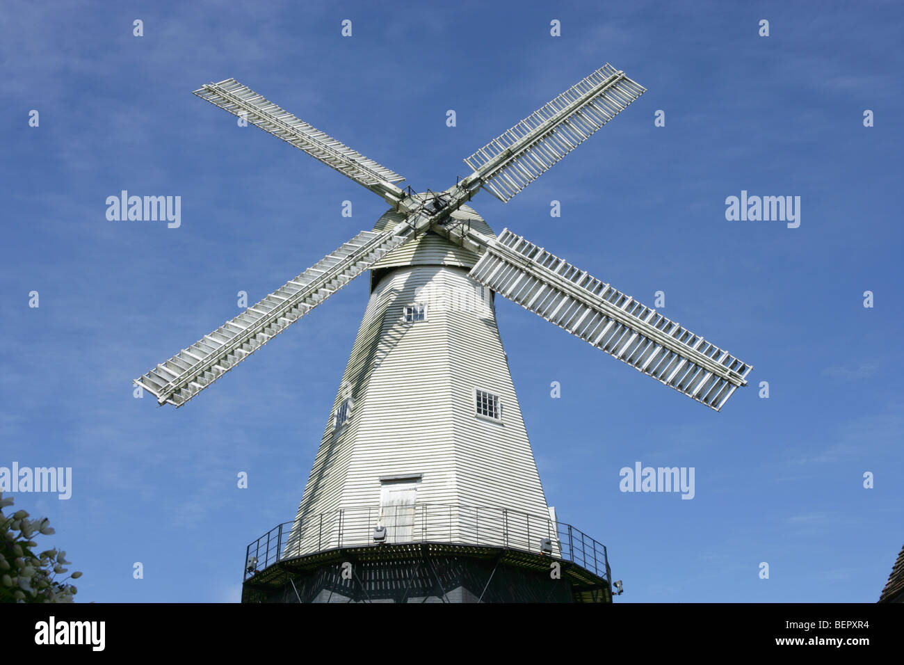 Union Windmill, Cranbrook, 1814: England's largest smock mill Stock ...