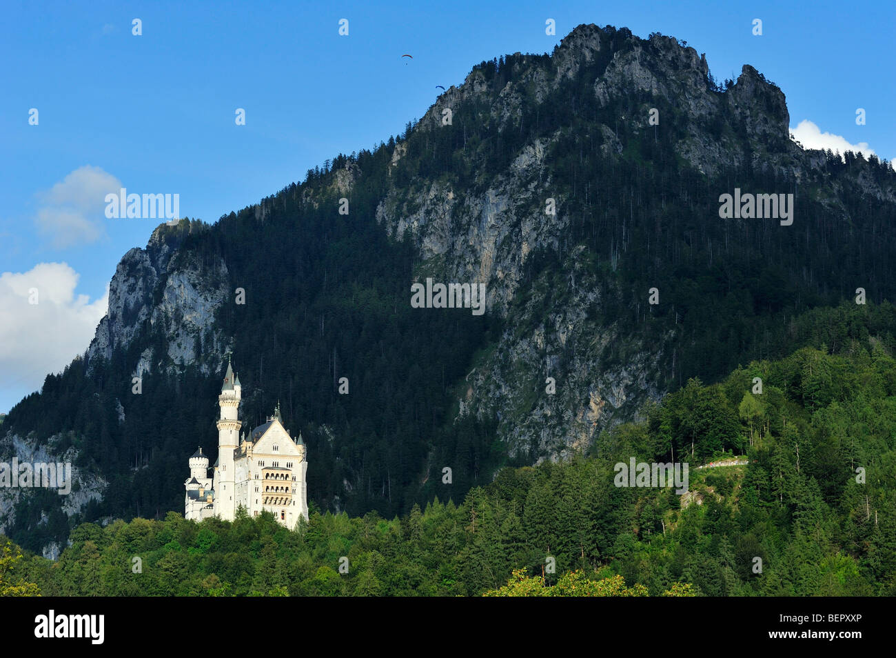 Neuschwanstein Castle, District of Ostallgäu, Bavaria, Germany Stock ...
