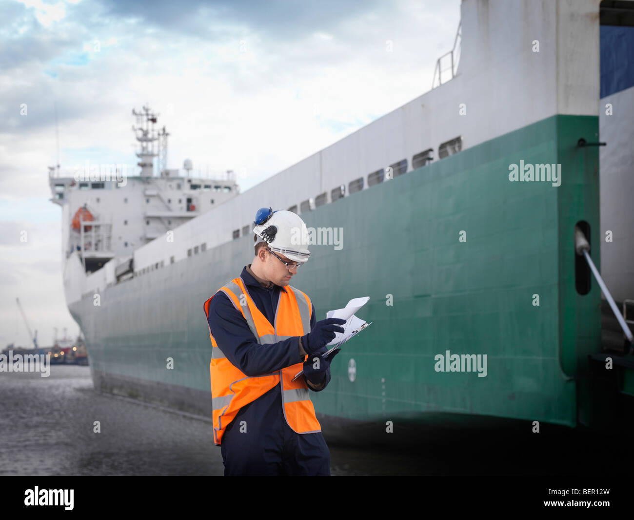 Ship In Dock In Harbour Stock Photos & Ship In Dock In Harbour Stock ...