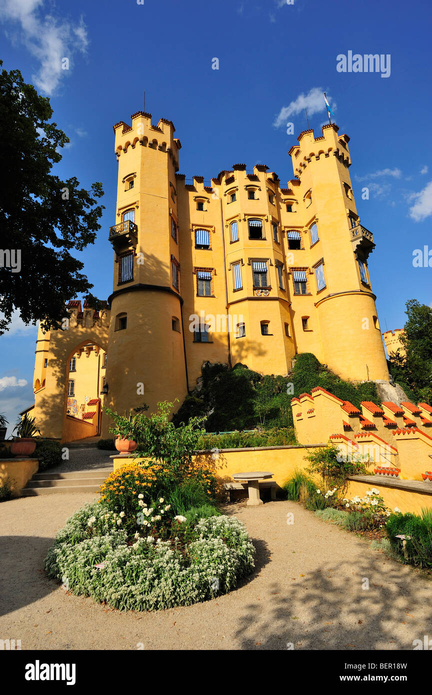 Hohenschwangau Castle, District of Ostallgäu, Bavaria, Germany Stock ...