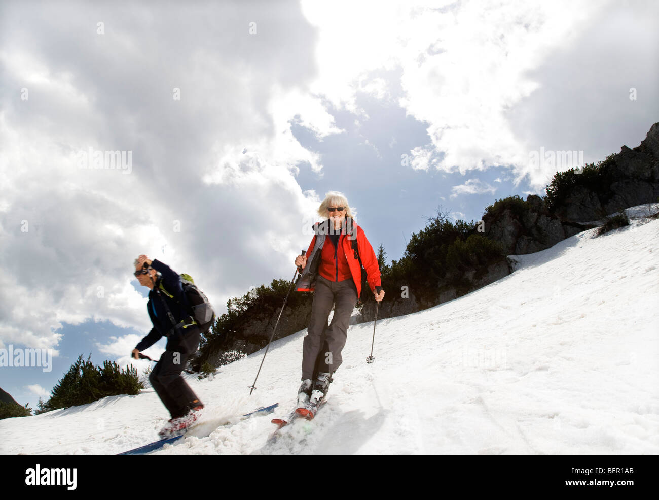 Skiing in the 70s hi-res stock photography and images - Alamy