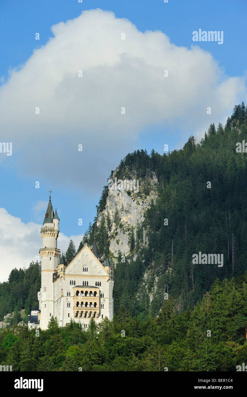 Neuschwanstein Castle, District of Ostallgäu, Bavaria, Germany Stock ...