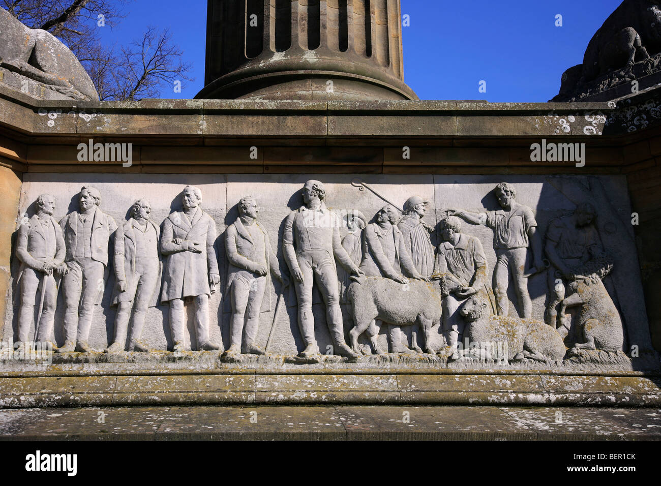 Thomas William Coke Memorial Holkham Hall Stately Home Holkham village ...