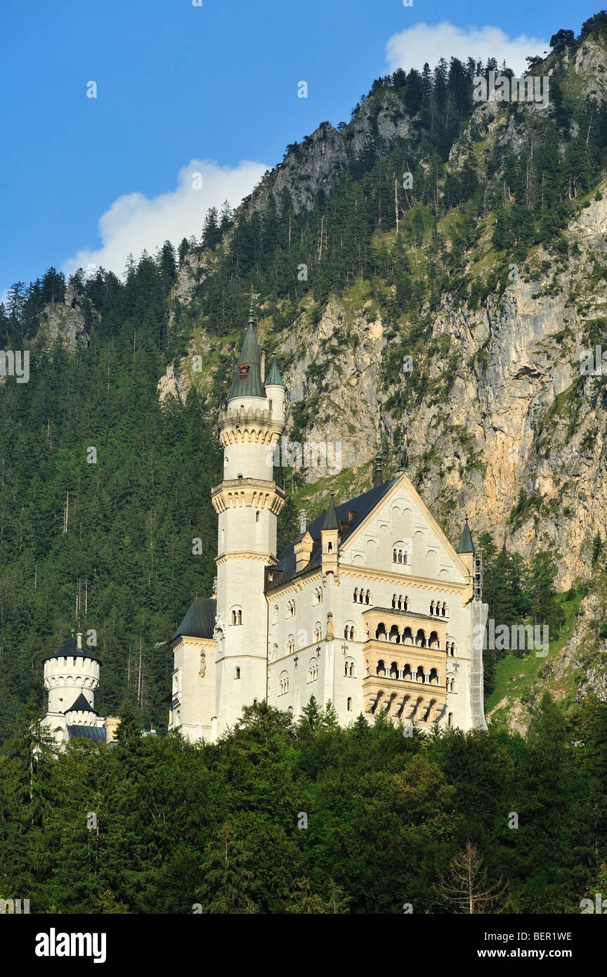 Neuschwanstein Castle, District of Ostallgäu, Bavaria, Germany Stock ...