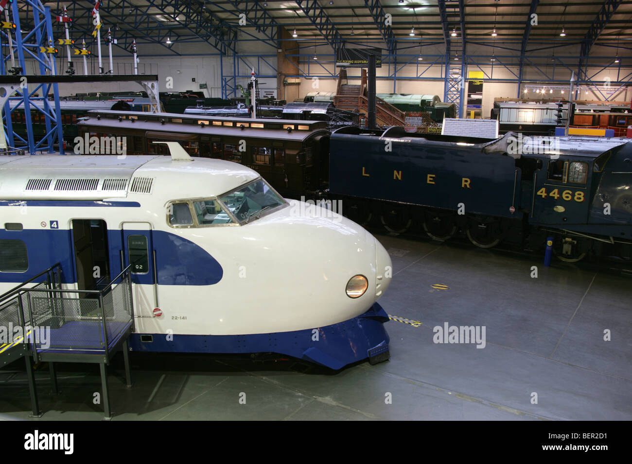 Shinkansen at the national railway museum in york hi-res stock ...