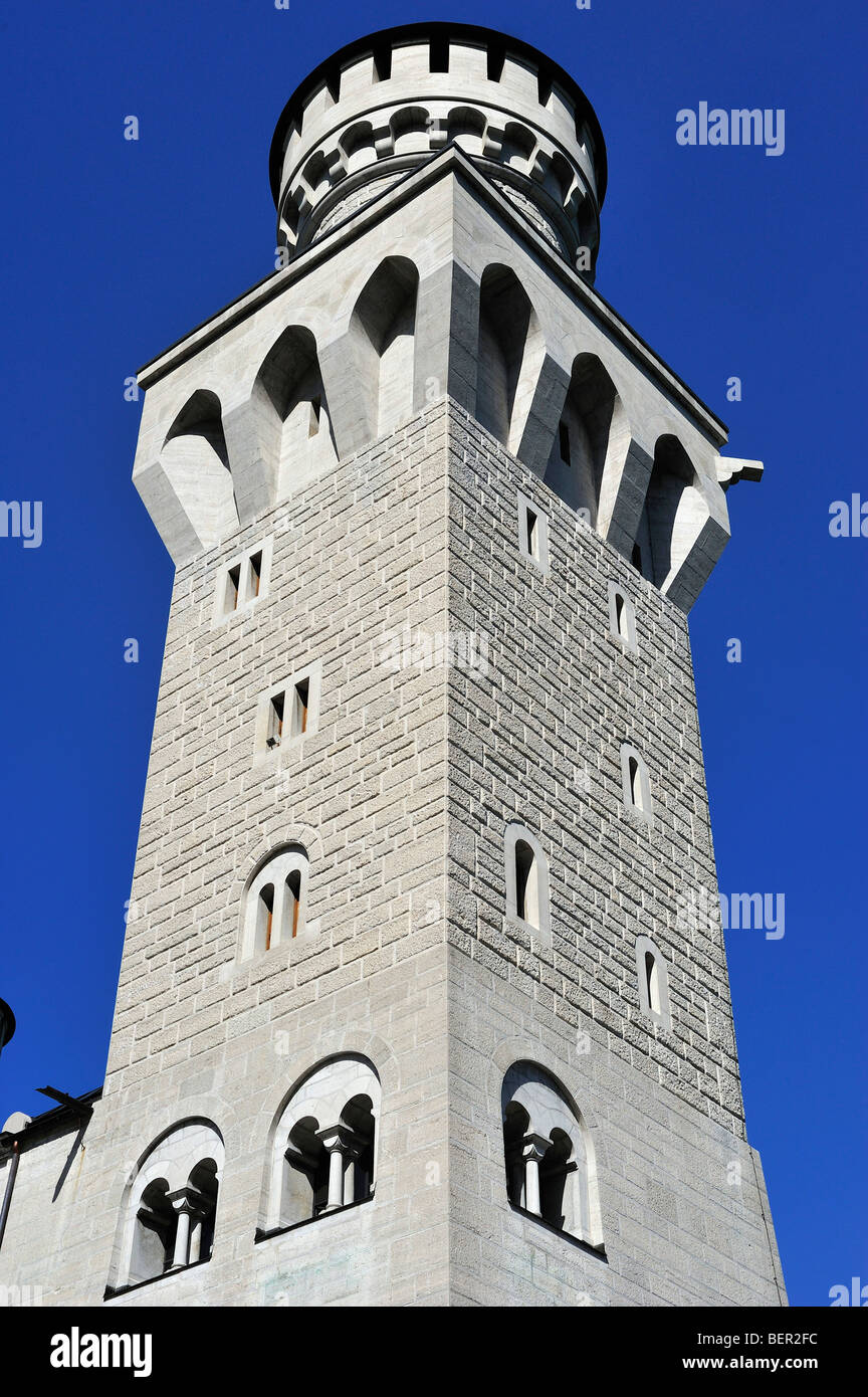Neuschwanstein Castle, District of Ostallgäu, Bavaria, Germany Stock ...
