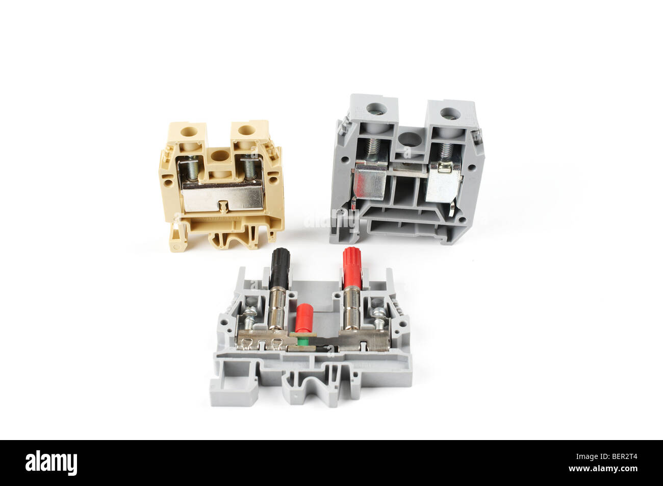 Terminal blocks clamps hi-res stock photography and images - Alamy