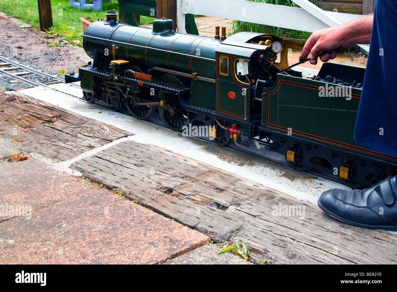 Small steam locomotive Stock Photo - Alamy