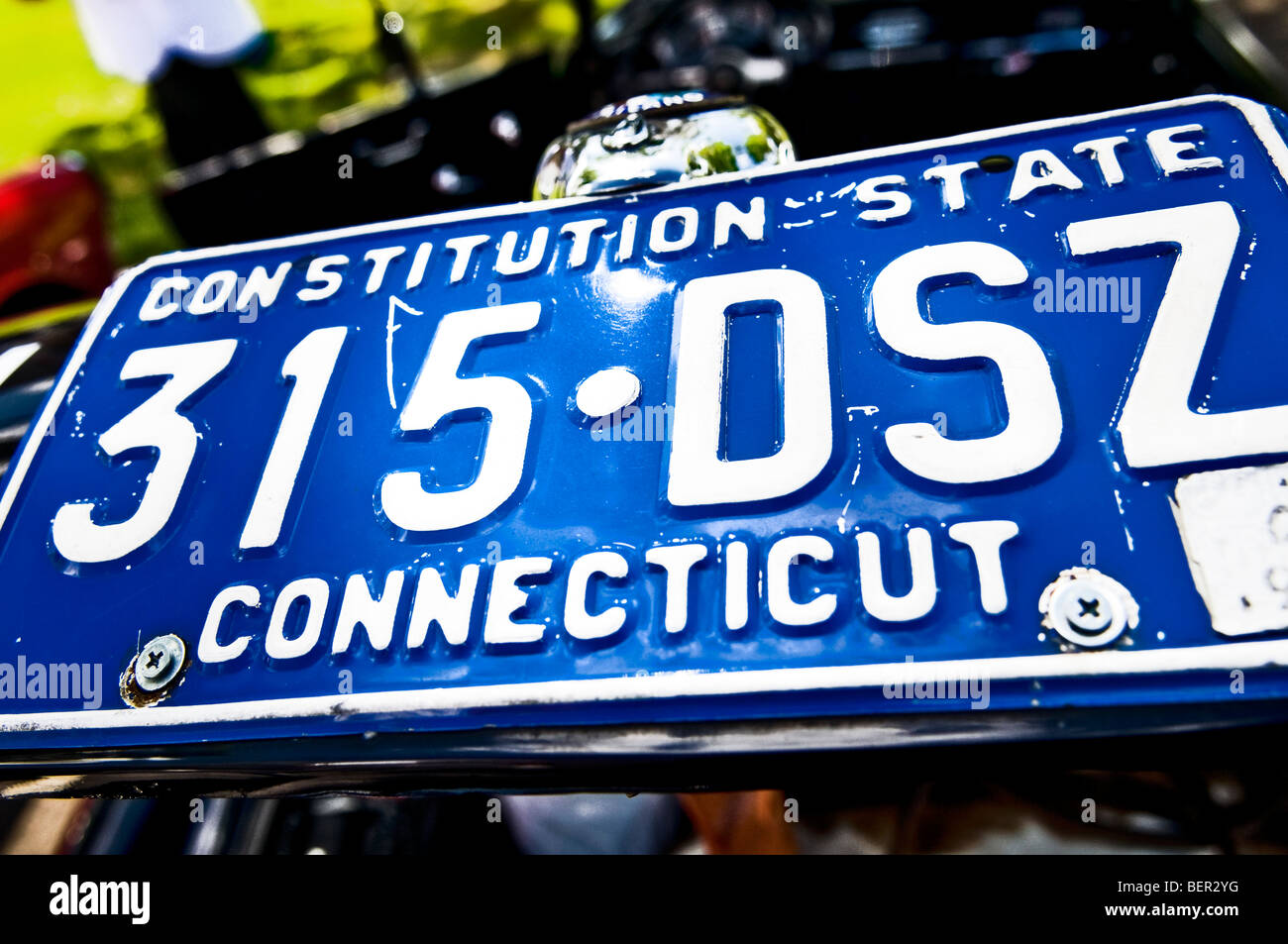 Blue number plate hi-res stock photography and images - Alamy