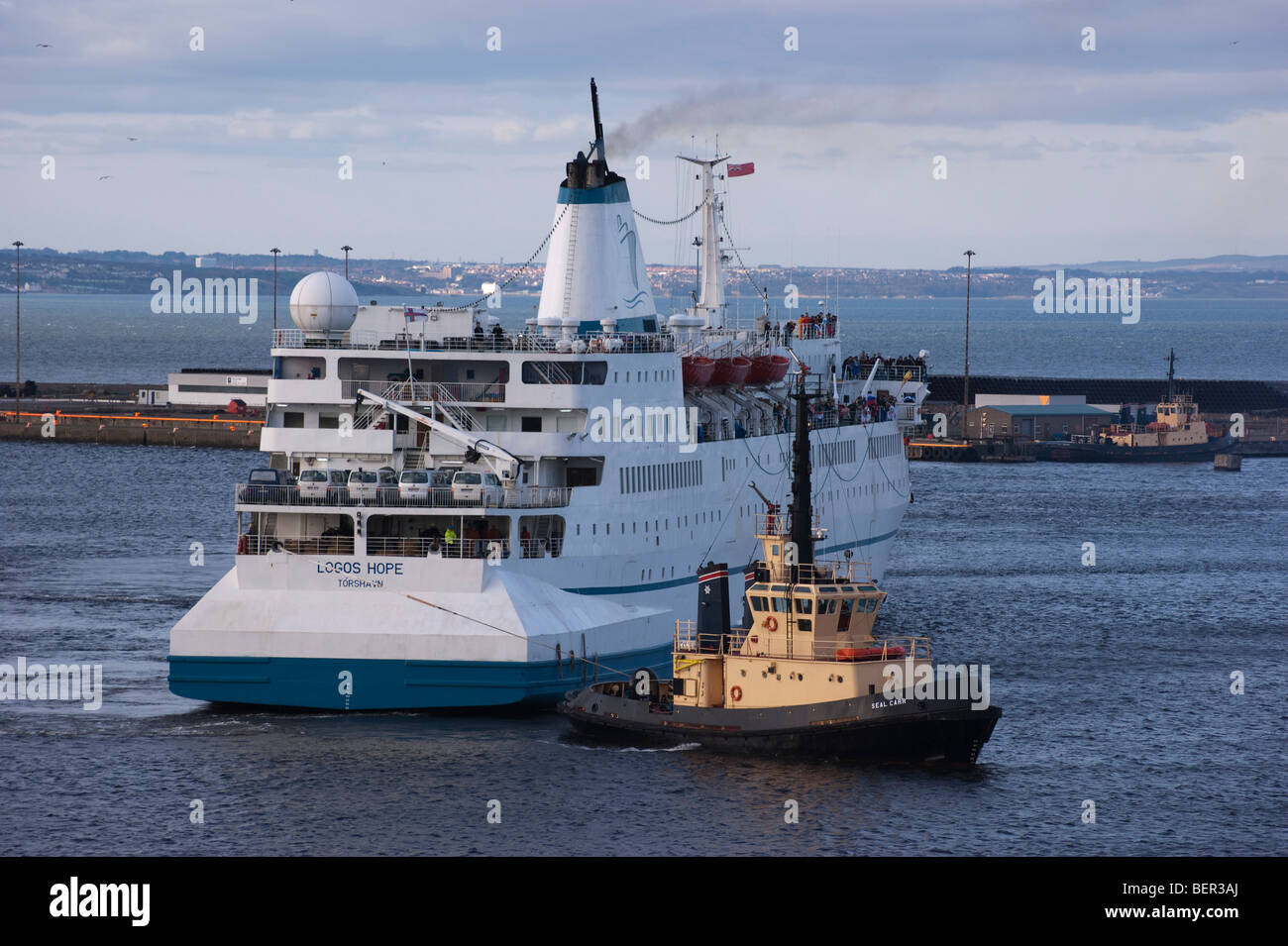 Bible ship Logos Hope floating evangelical church Stock Photo - Alamy