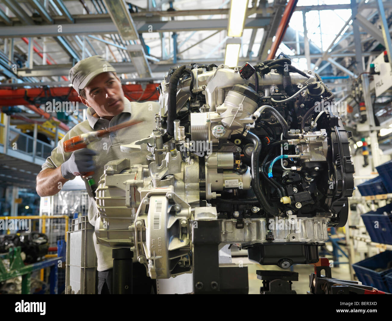Part factory building hi-res stock photography and images - Alamy