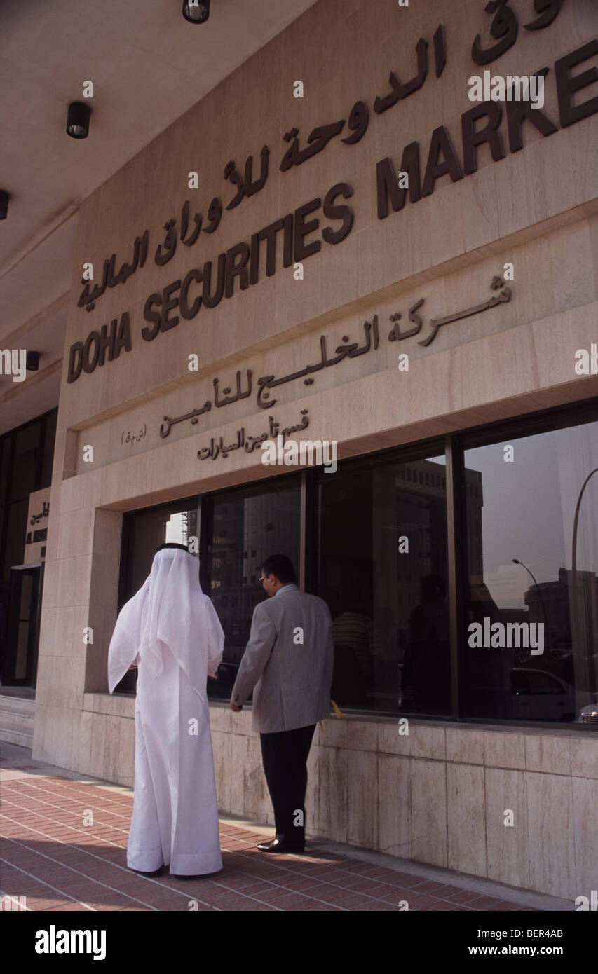 Qatar stock exchange building doha hi-res stock photography and images ...