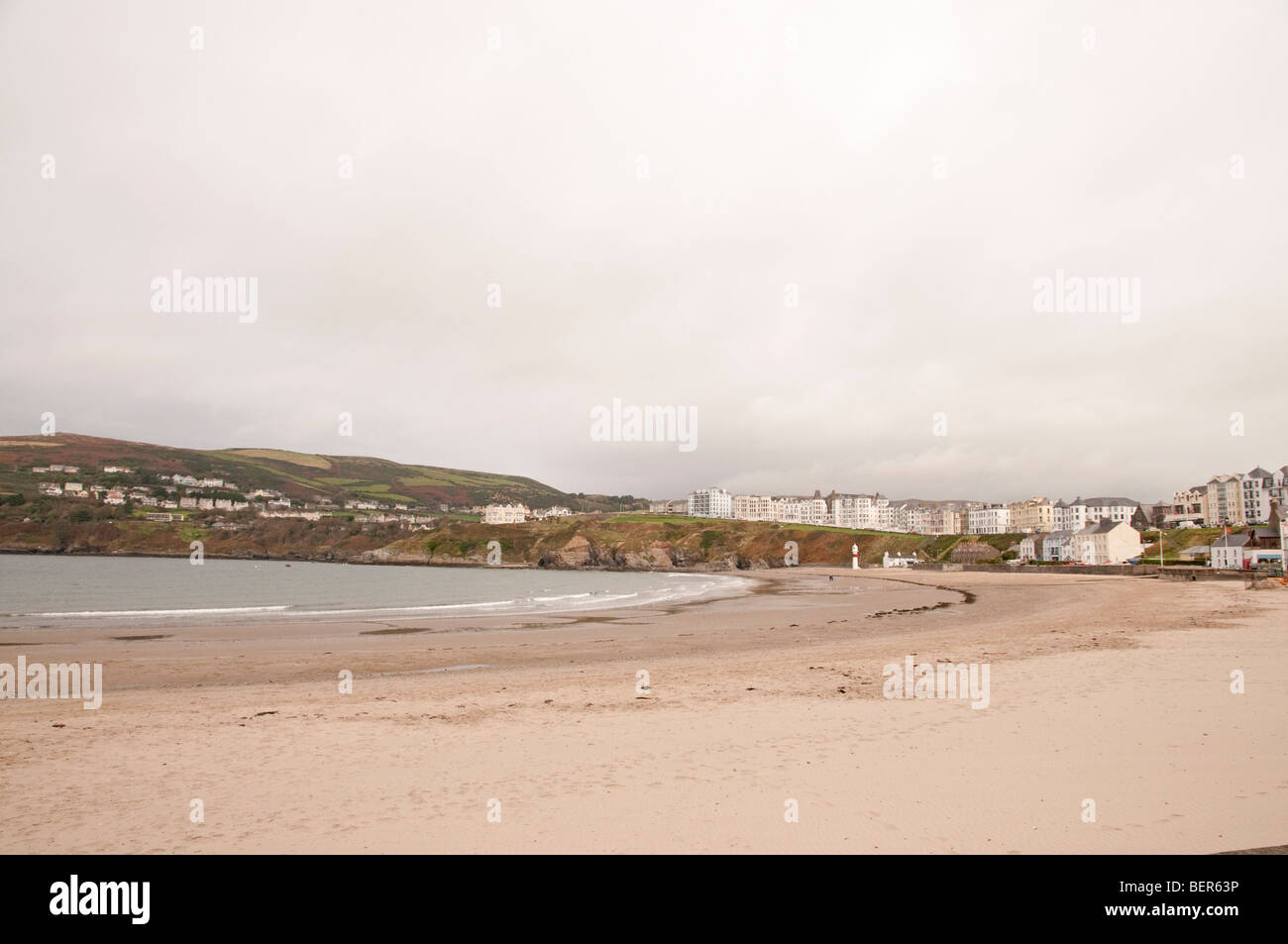 View of the beach and bay at Port Erin, Isle of Man Stock Photo - Alamy