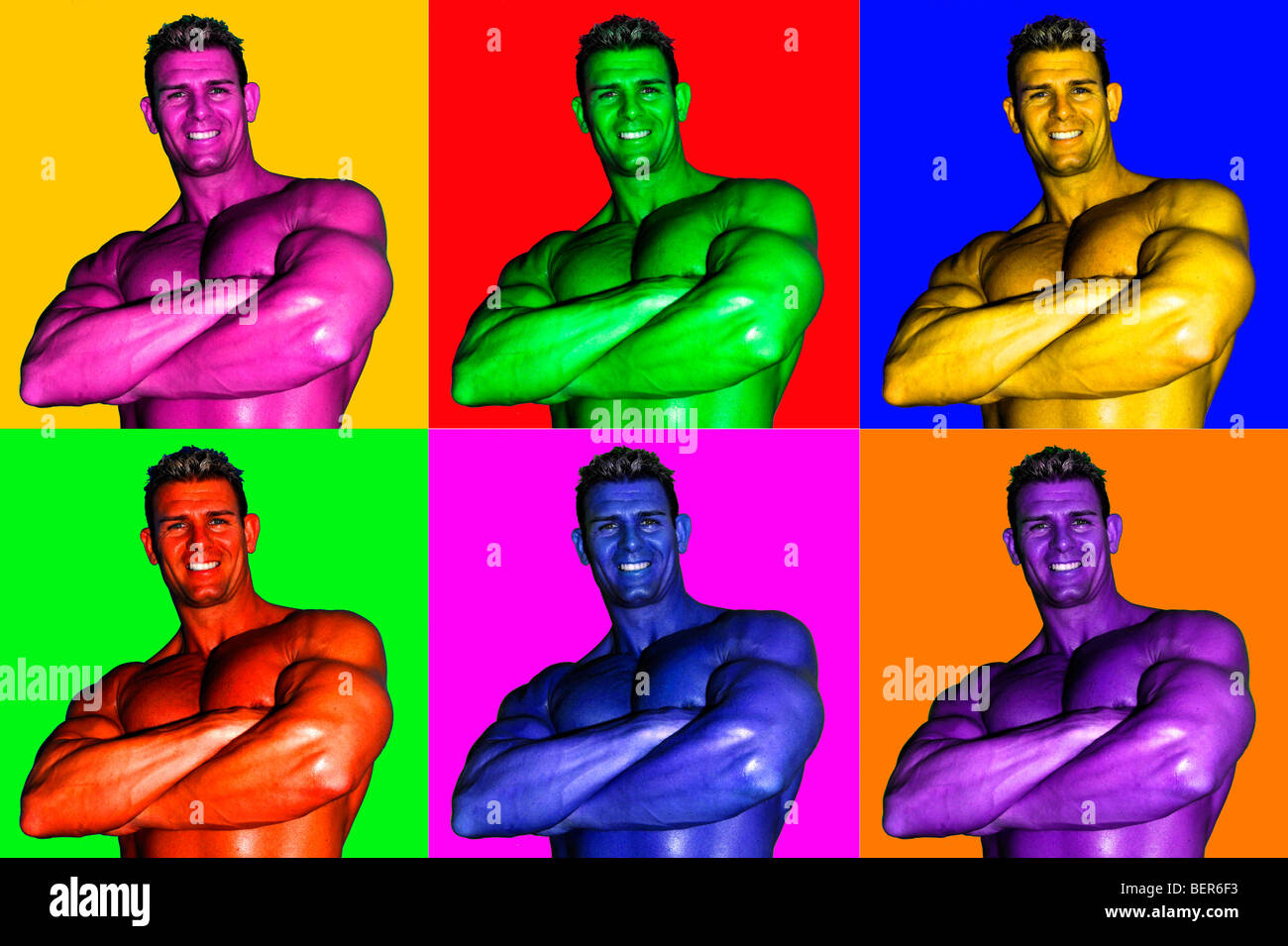 David Rylah, Body Builder, Main Beach, Surfers Paradise, Gold Coast ...