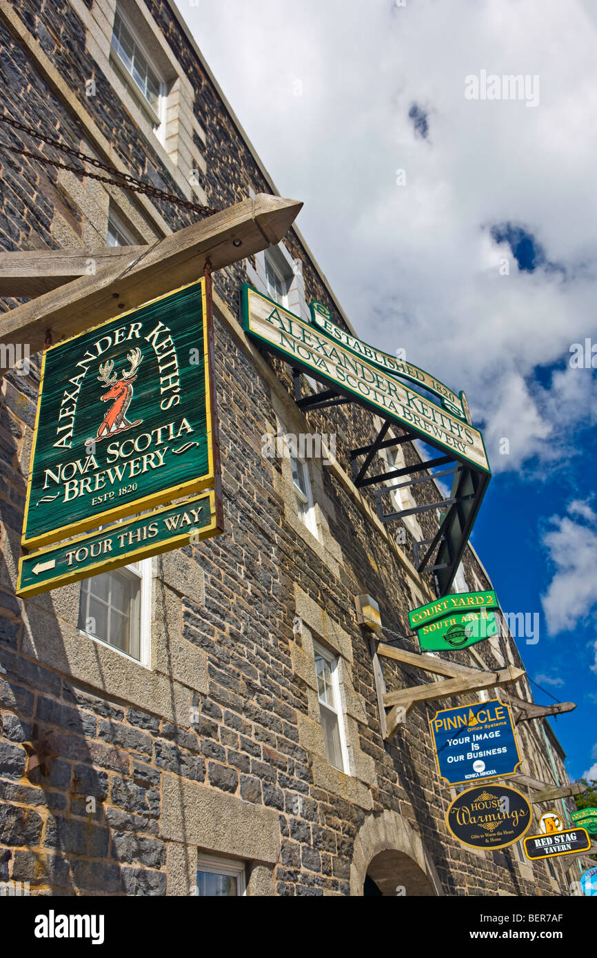 Alexander Keith's Brewery, established in 1820, downtown Halifax ...