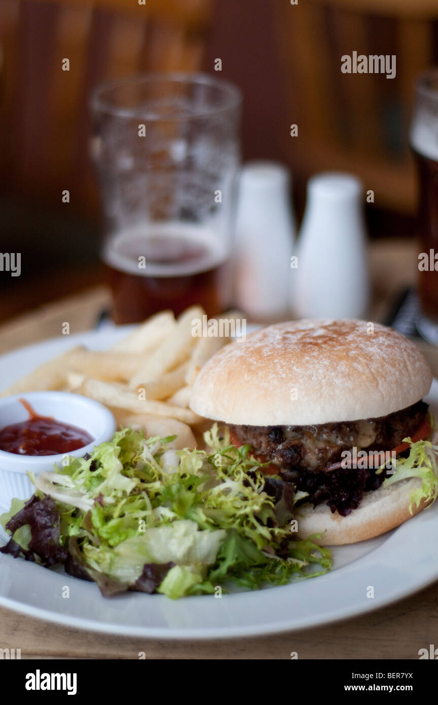 Burger chips drink hi-res stock photography and images - Alamy