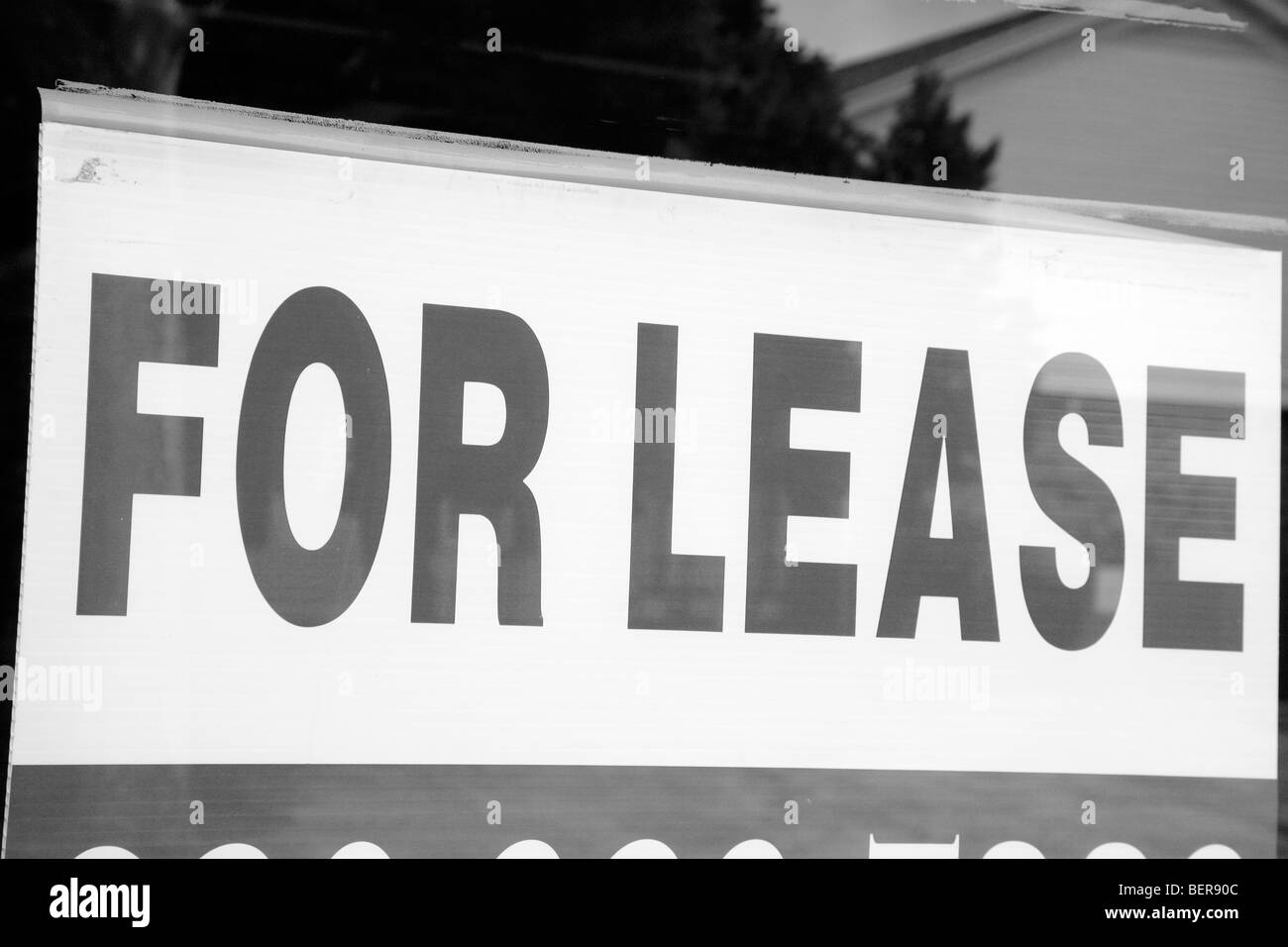 Lease property Black and White Stock Photos & Images - Alamy
