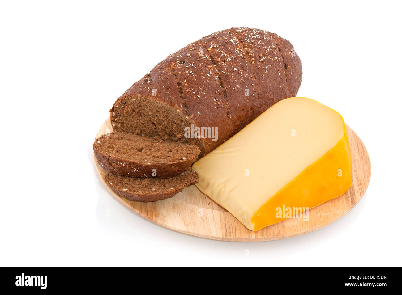 Fresh whole meal bread on a timber Stock Photo - Alamy