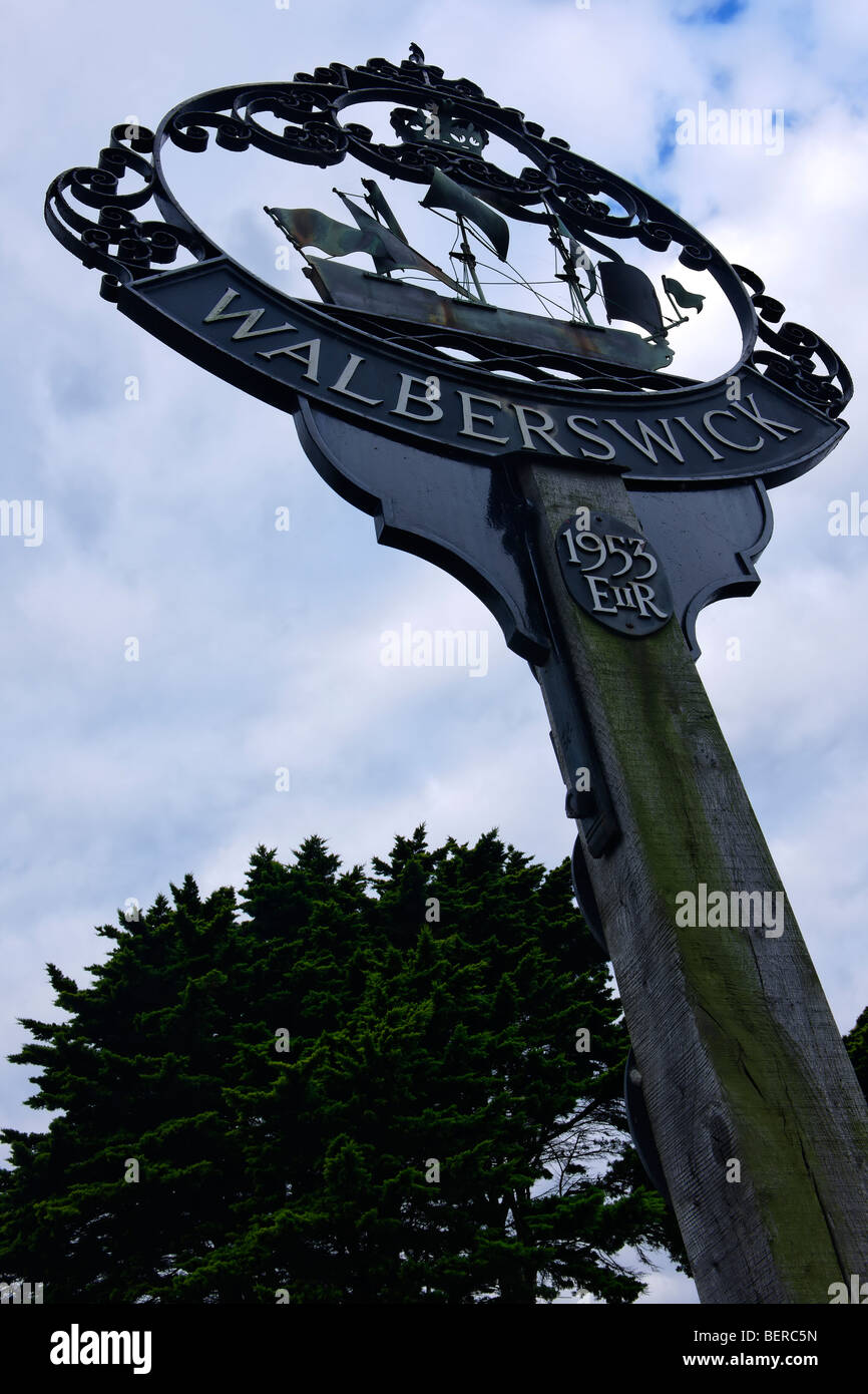 Suffolk village sign hi-res stock photography and images - Alamy