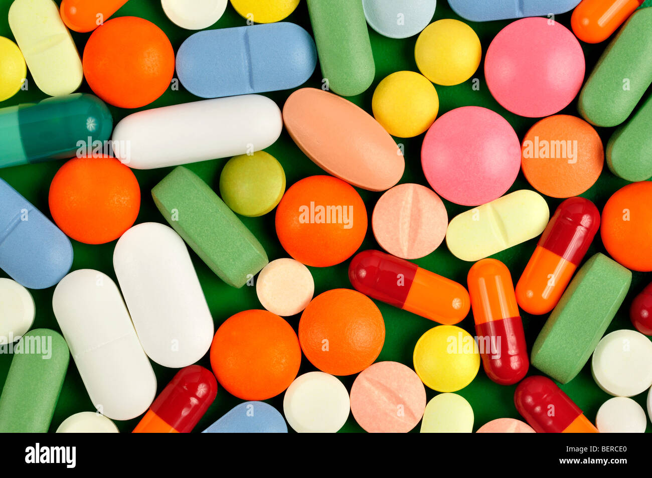 Green medication capsules on hi-res stock photography and images - Alamy