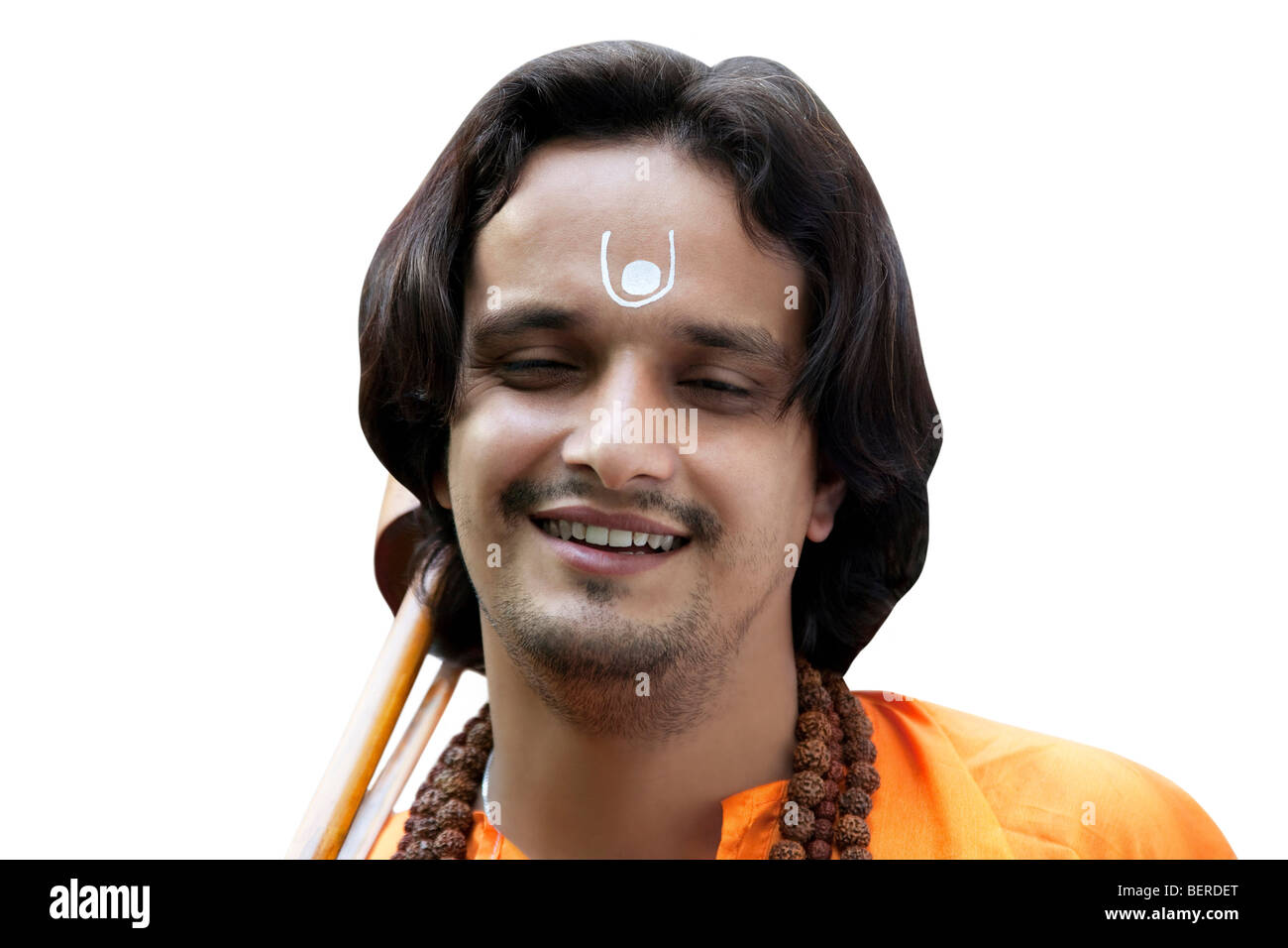 Portrait of a minstrel Stock Photo - Alamy