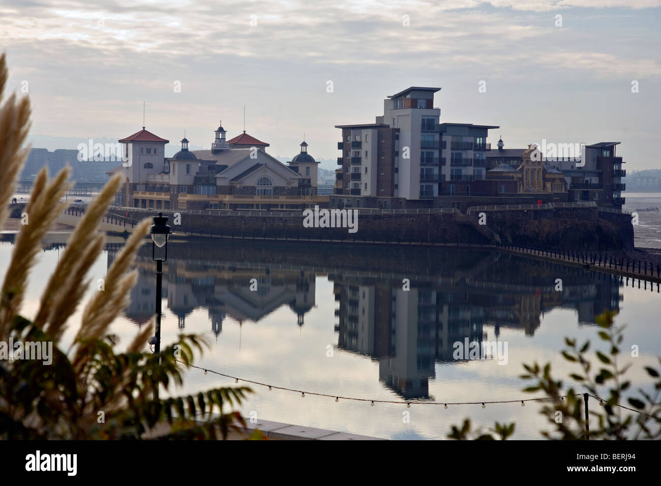 knightstone island in Weston-super-Mare in somerset, england, in the ...