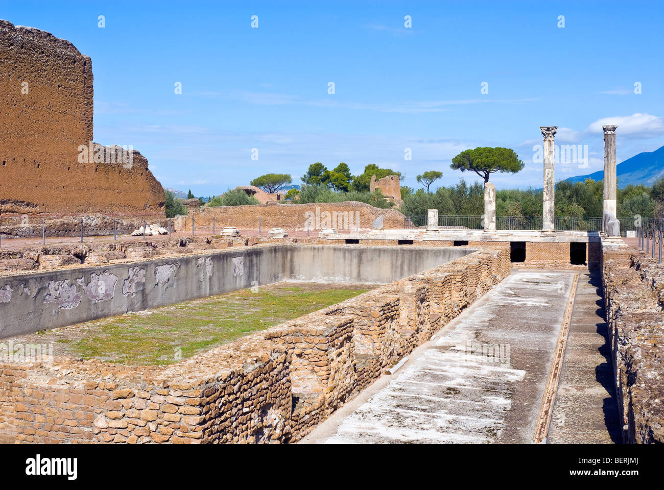 Quadriportico with Fish Pond, Villa Adriana, Hadrian's Villa, near ...