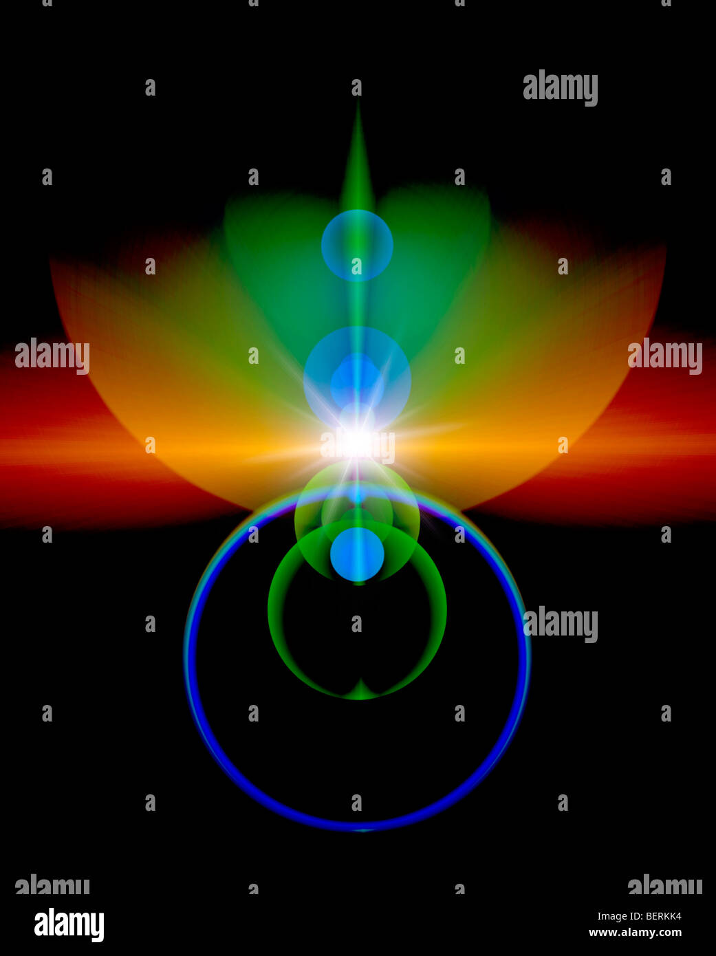 Futuristic Circular Pattern Stock Photo - Alamy