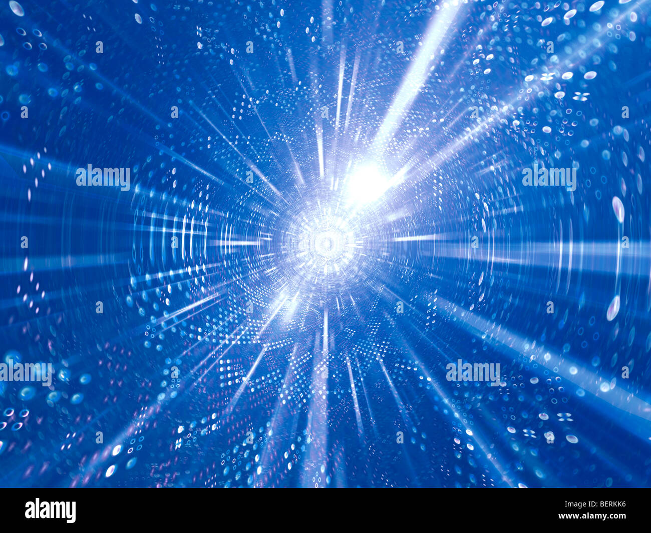Flash of light, computer graphic Stock Photo - Alamy