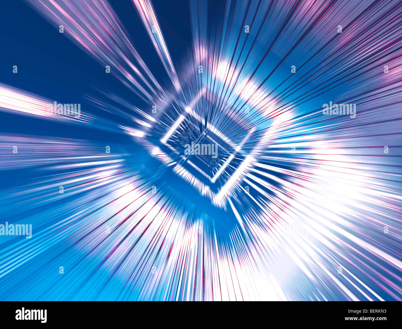 Flash of light, computer graphic Stock Photo - Alamy