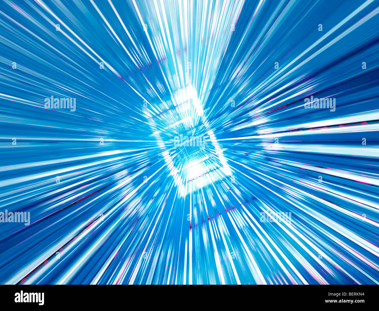 Flash of light, computer graphic Stock Photo - Alamy