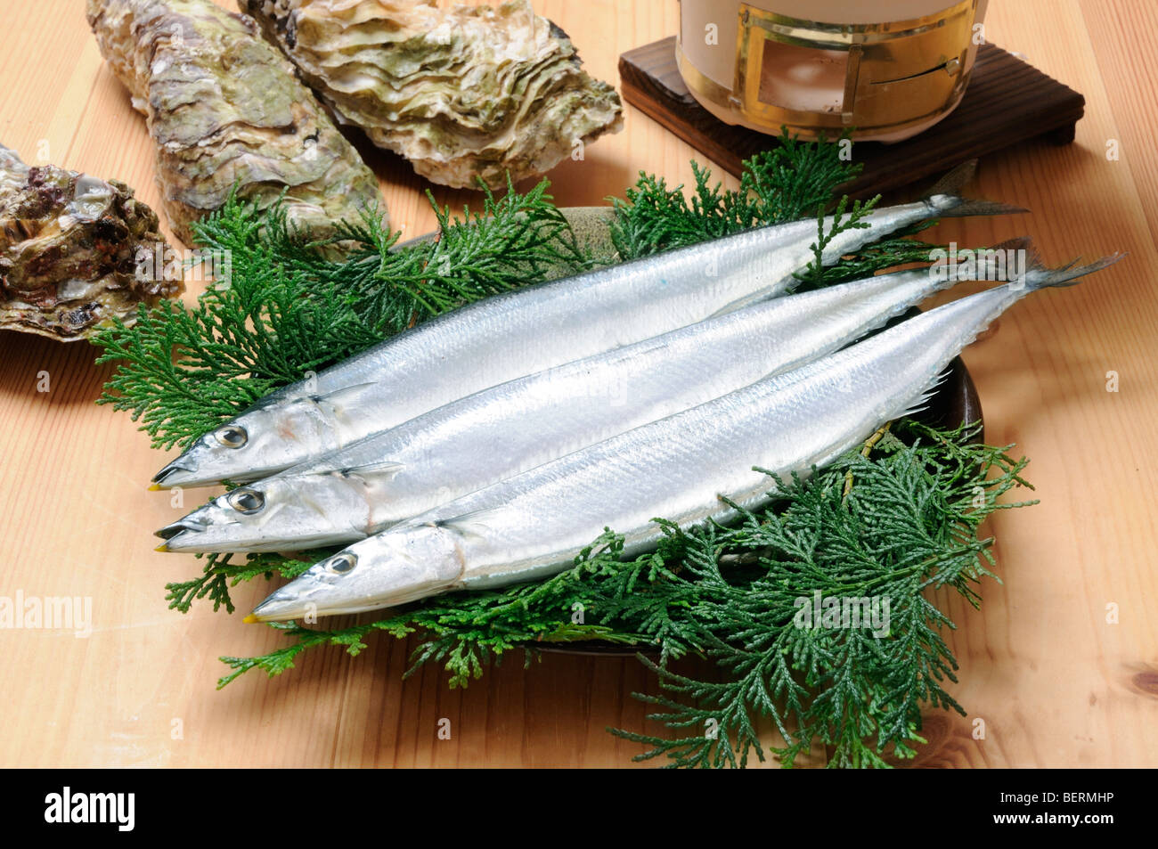 Saury fish hi-res stock photography and images - Alamy