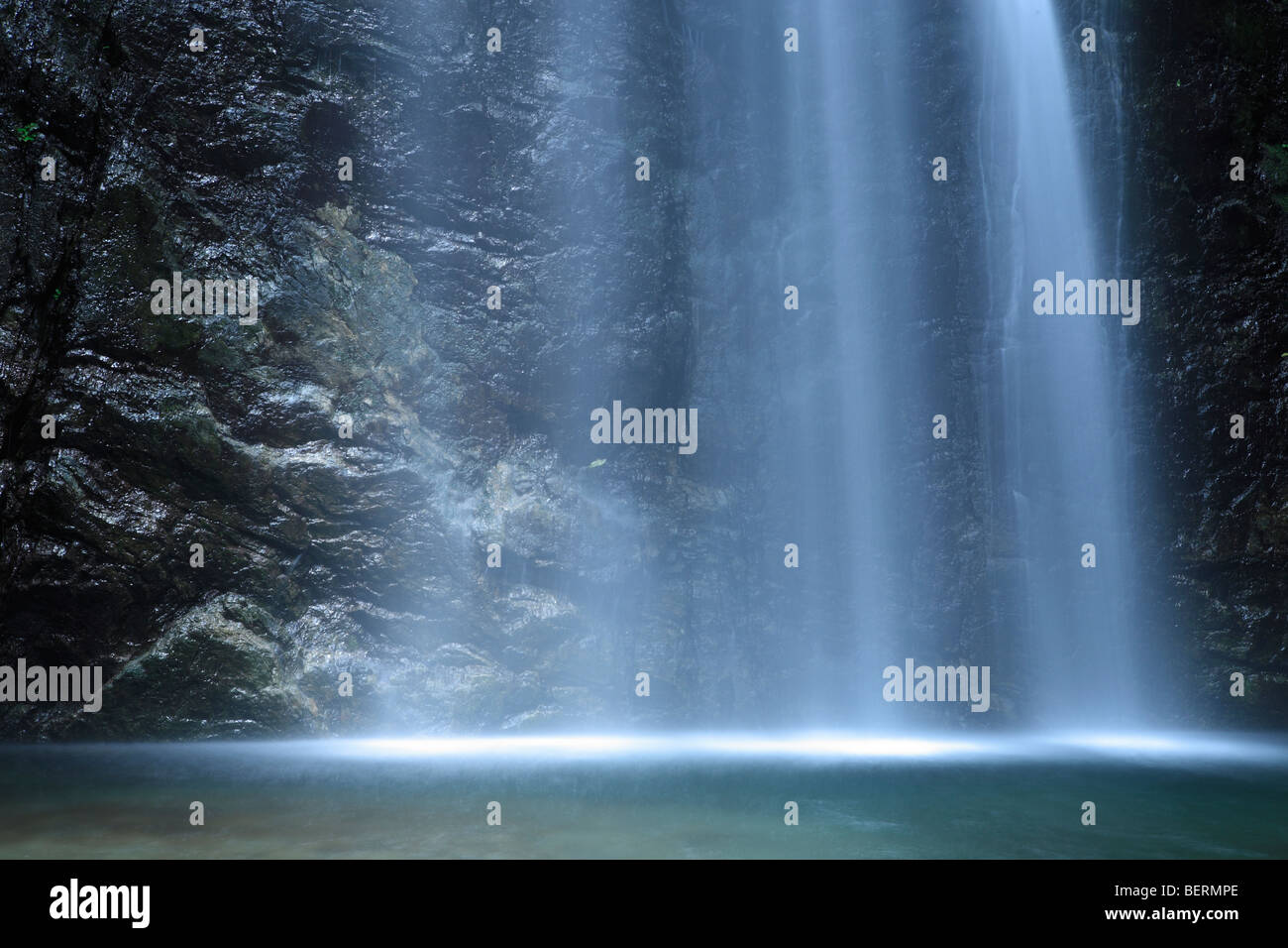 Waterfall, long exposure, Tokyo prefecture, Japan Stock Photo - Alamy